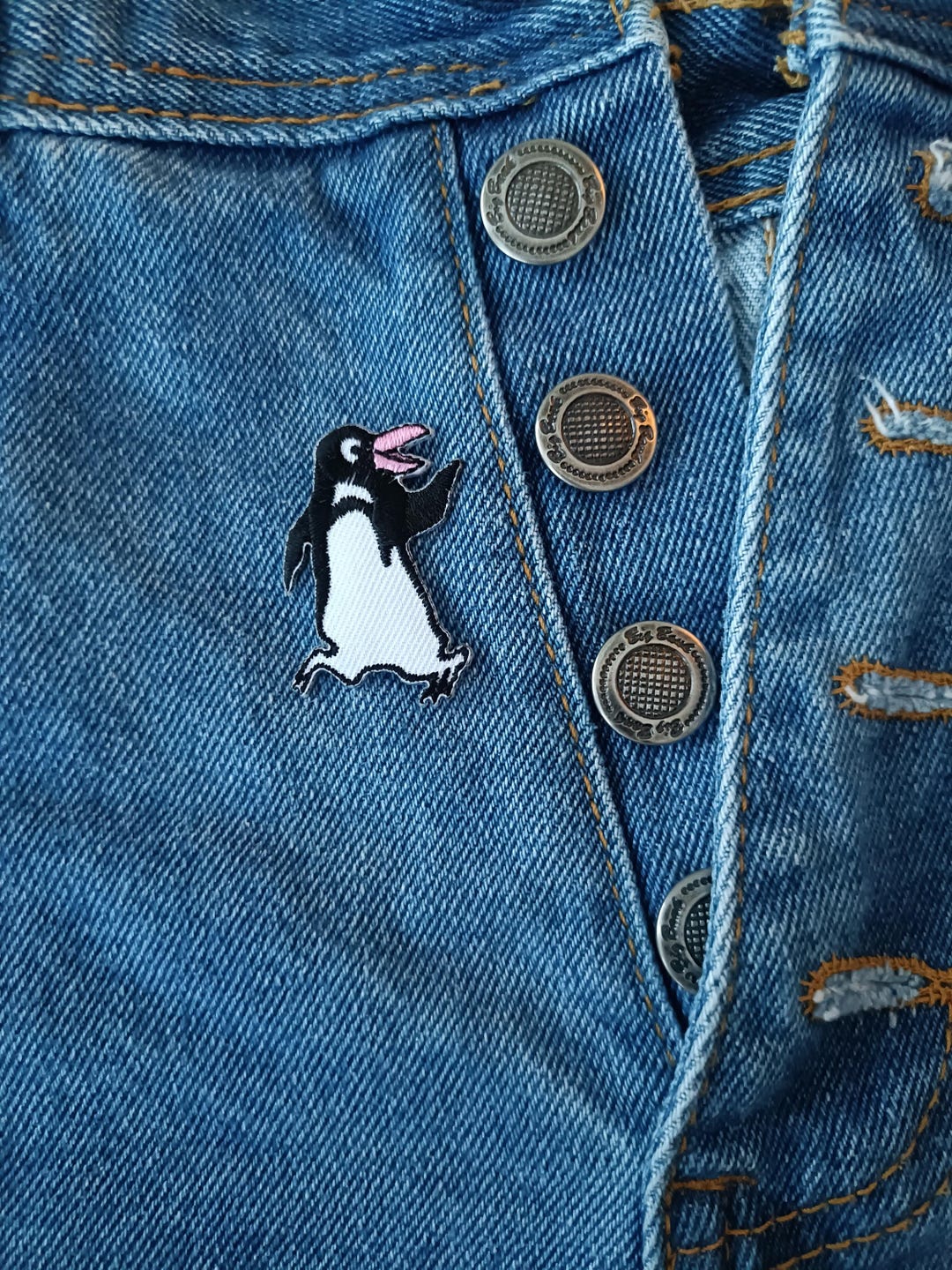Mini Small Penguin Patch - Animal Patch - Iron on Patches - Patches for ...