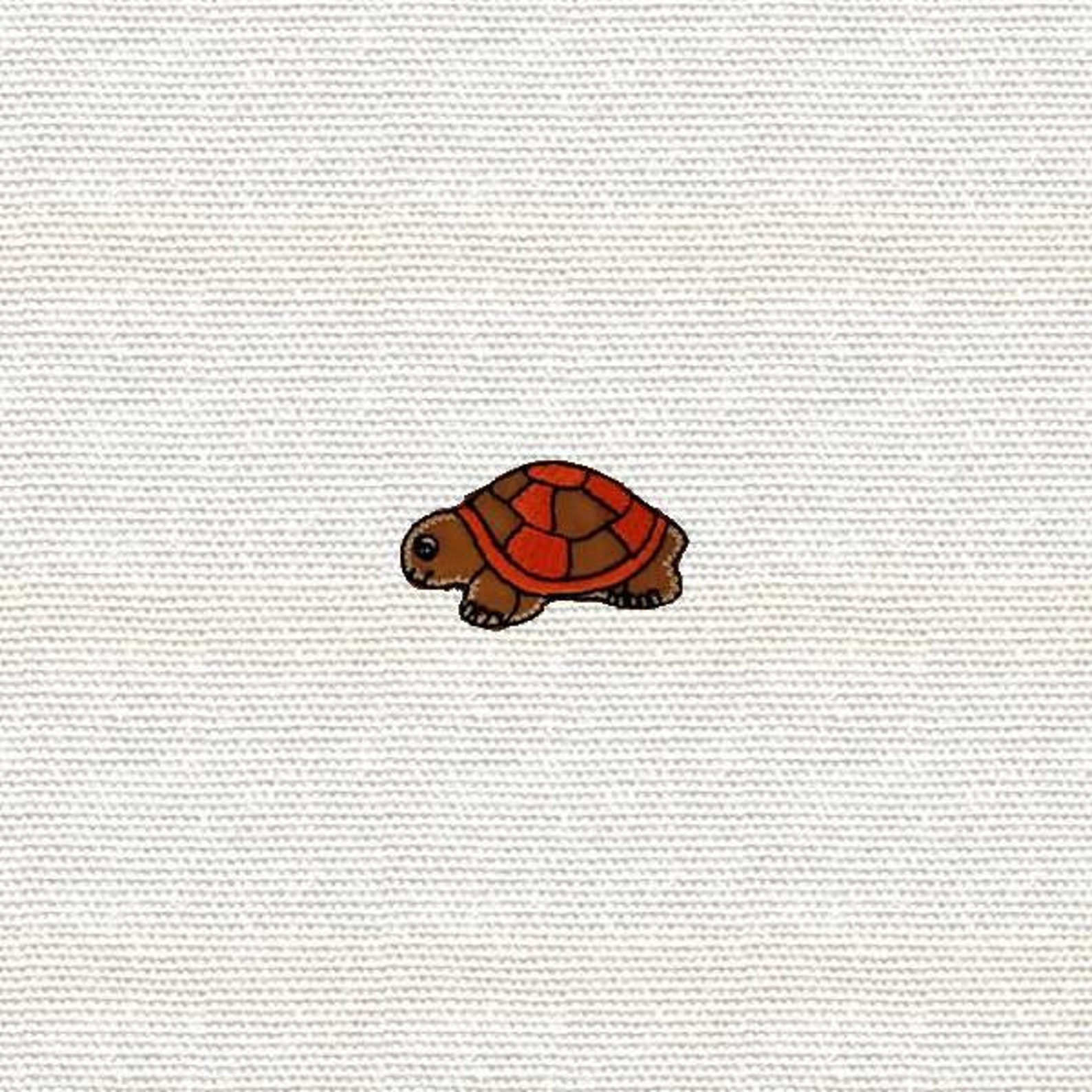 Mini Small Brown Turtle Animal Patch Iron On Patches | Etsy