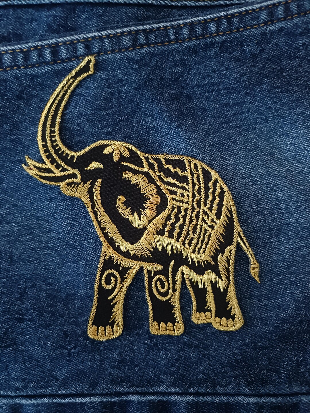 Thai Elephant Animal Cartoon Cool Badge Patch Iron on Patches for ...