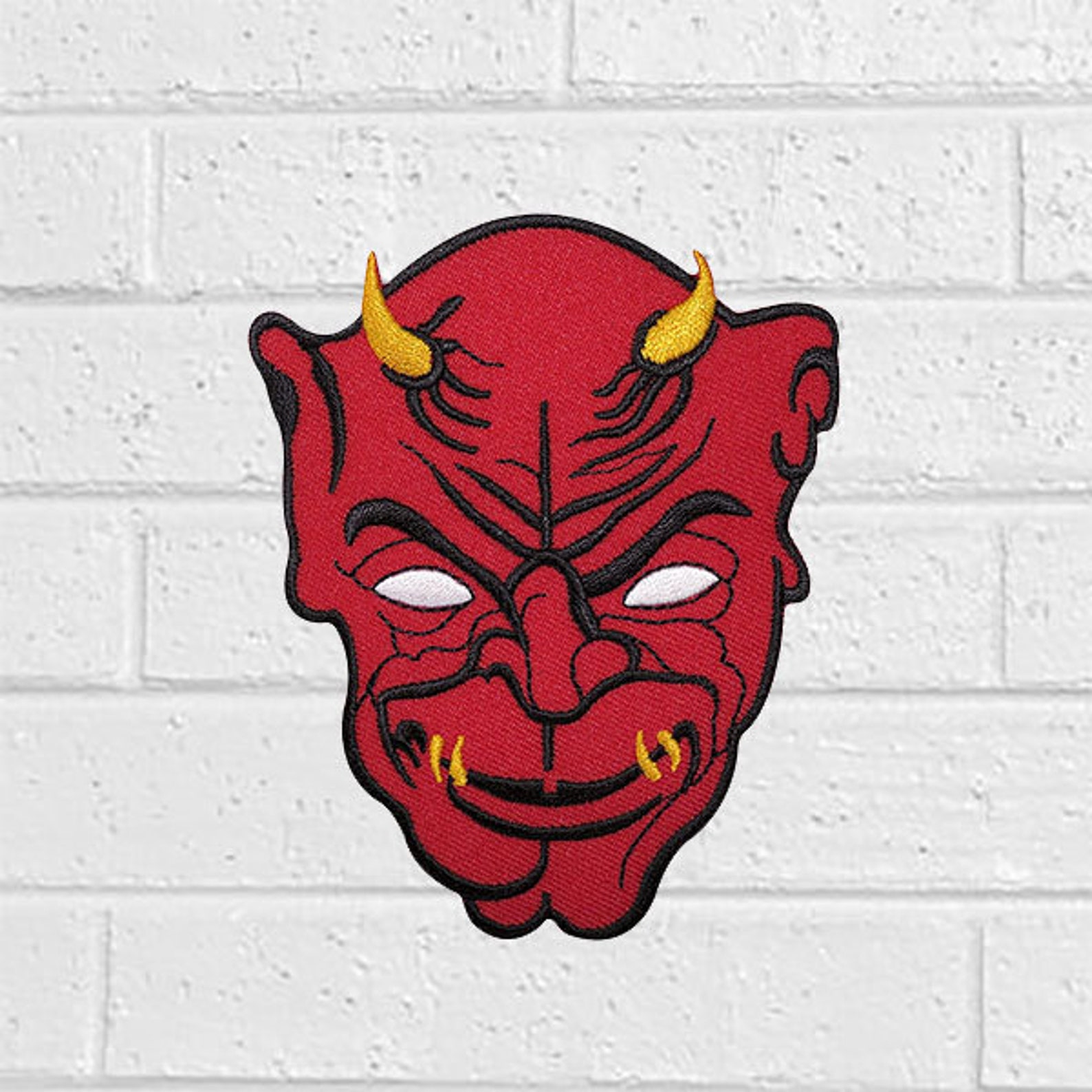 Devil Patch Ghost Patch Iron On Patches Patches for | Etsy