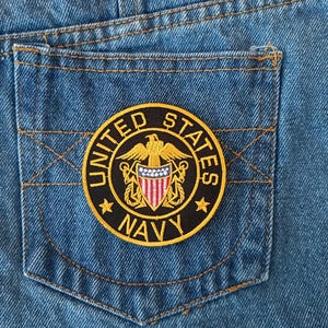United States US Navy Seal Patch Cool Badge Patch Iron on Patches for ...