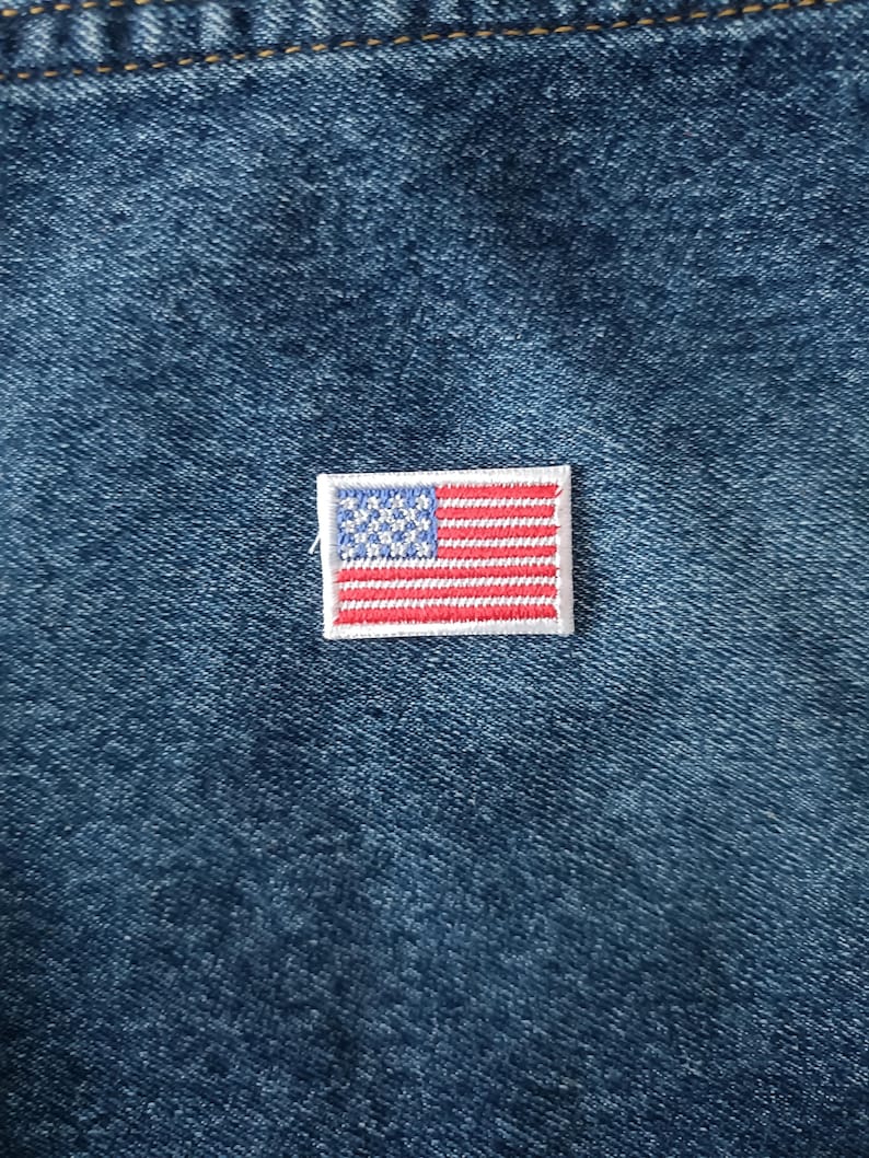 Mini United States USA Flag - Country Flag Patch - Iron on Patches ...