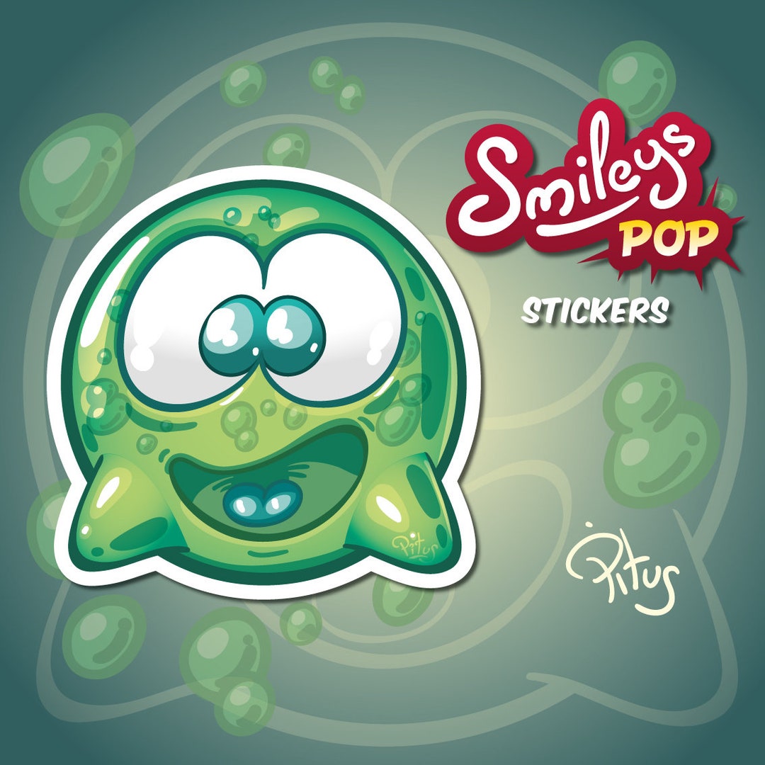 Smiley Blob Sticker to Decorate Phone Tablet Car Motorcycle Laptop - Etsy