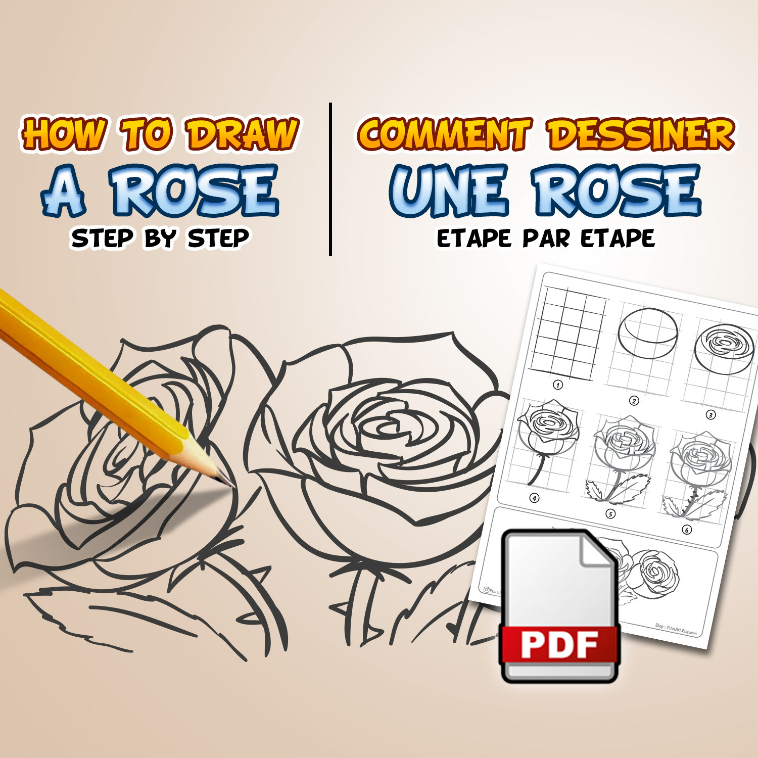 Comment Dessiner Un Tatouage De Rose étape Par étape