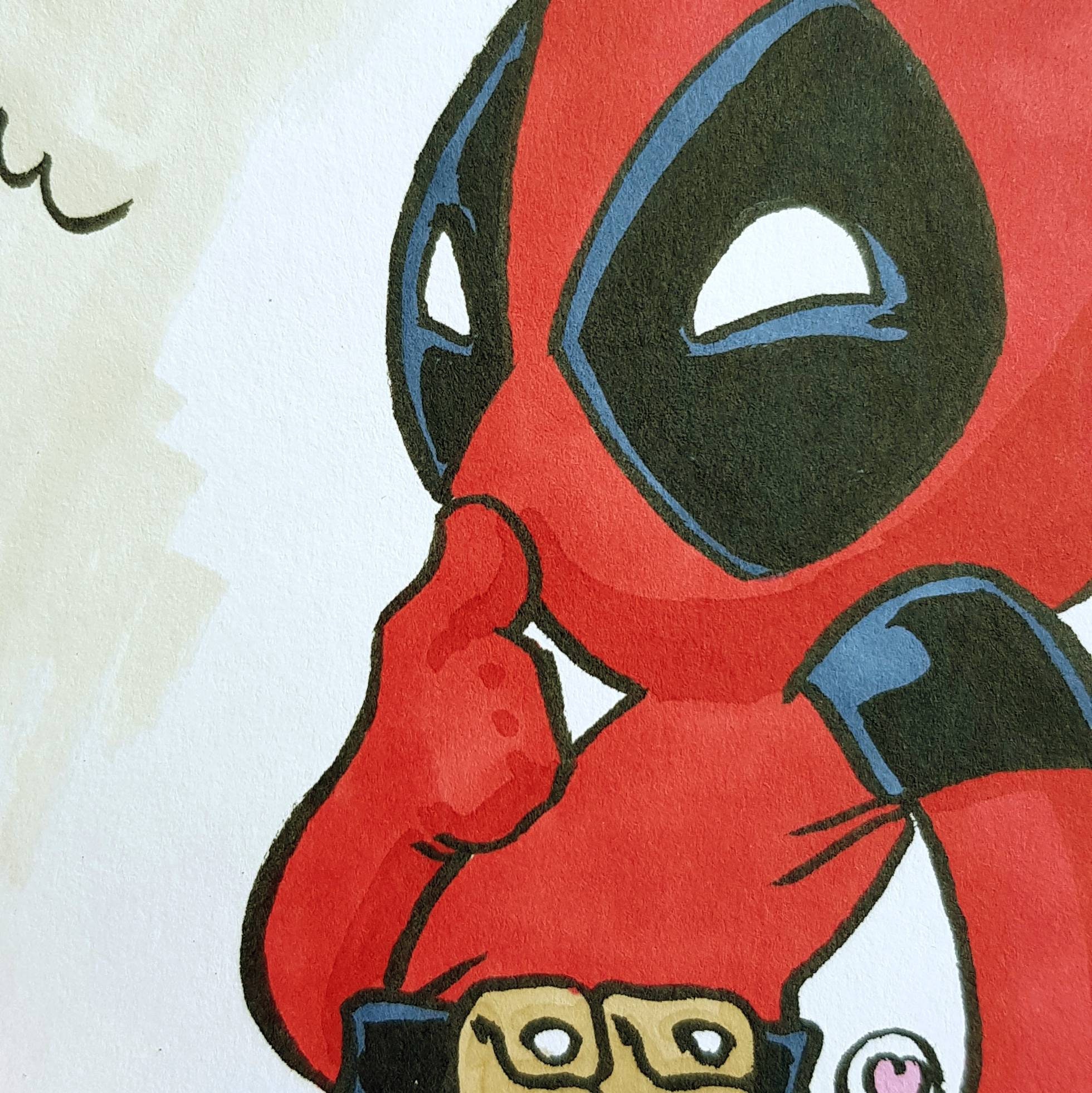 Easy Deadpool Drawings