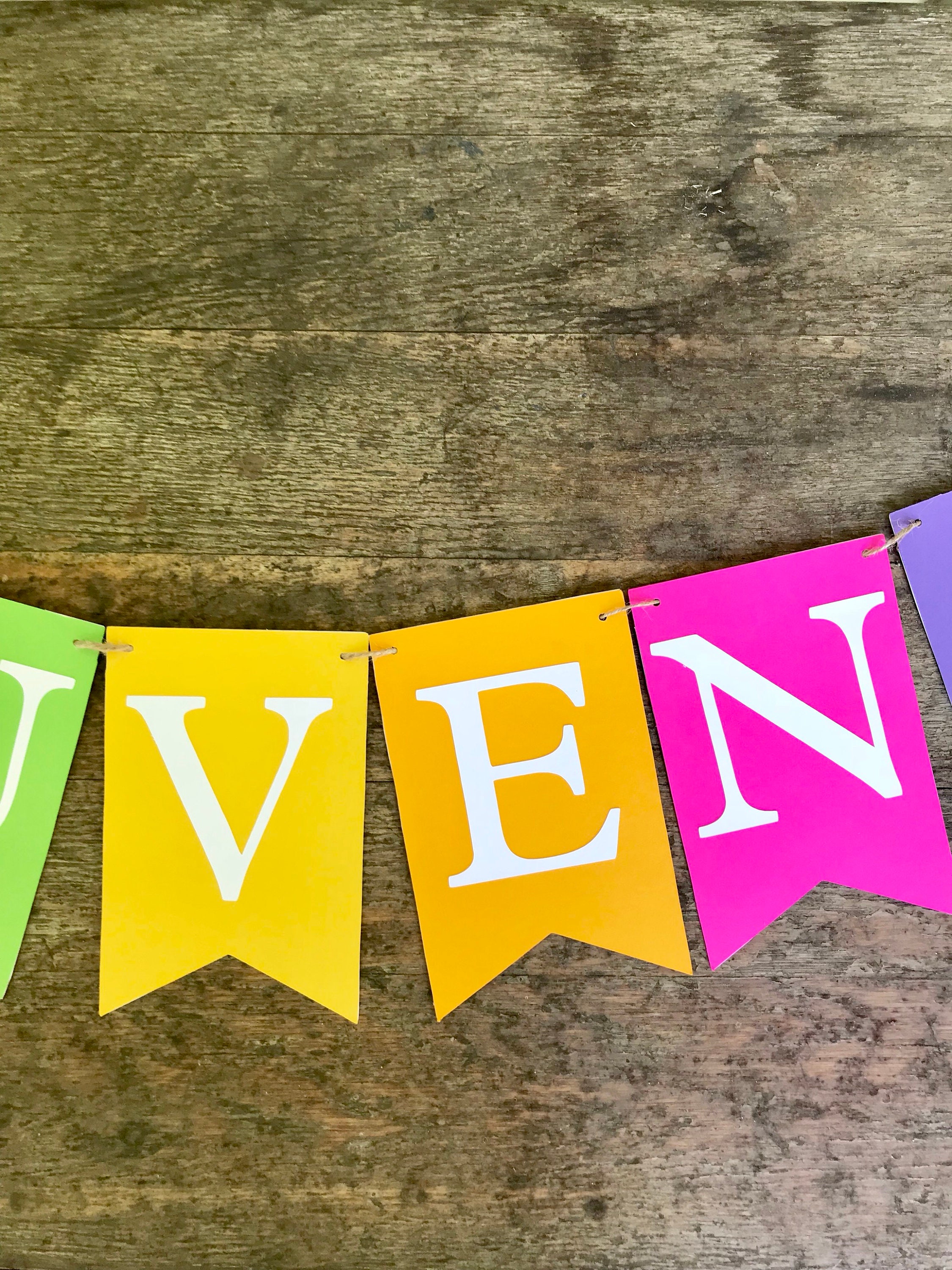 Bright Color Custom Banner Rainbow Custom Banner Custom | Etsy