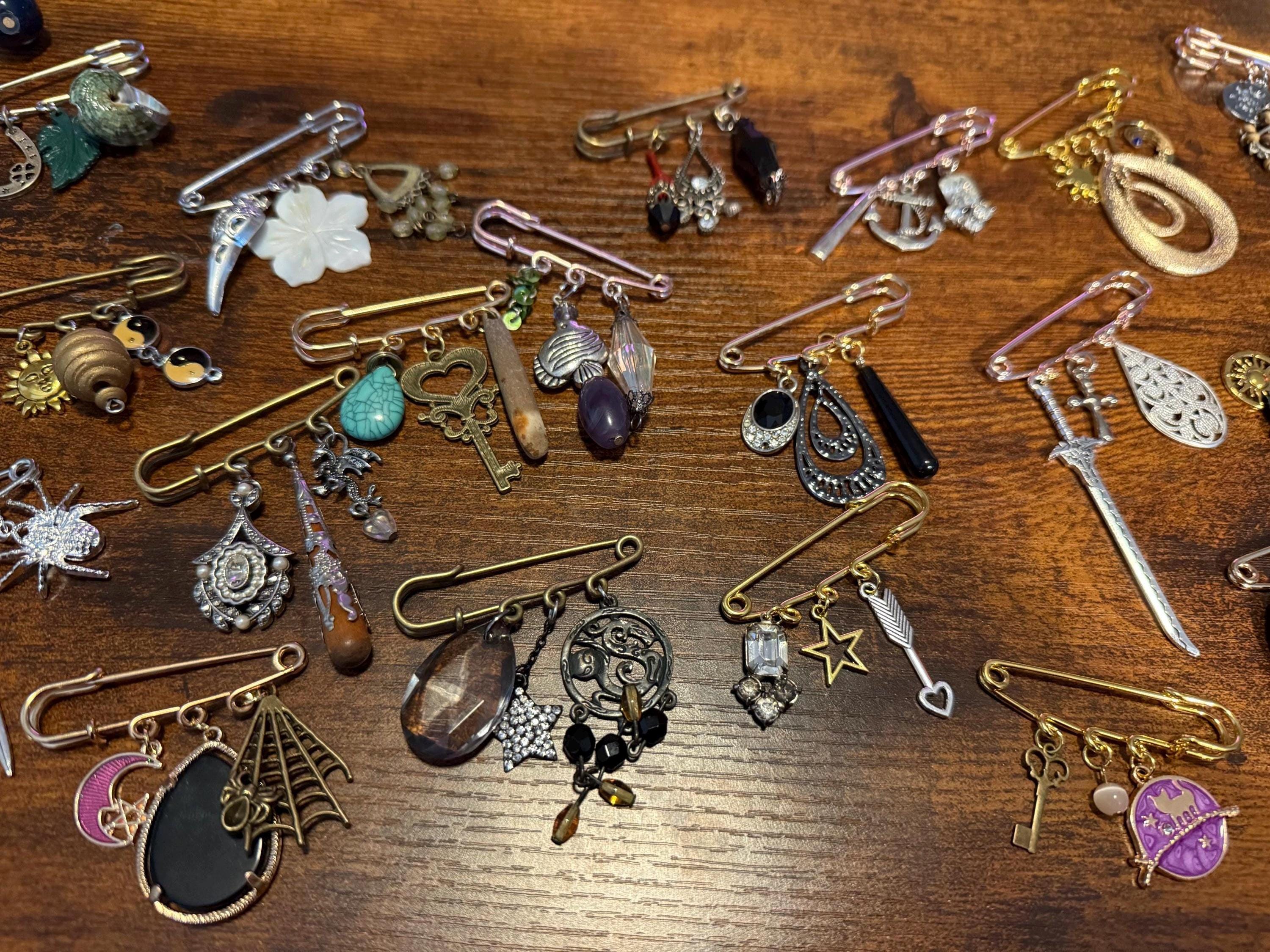 Trade Trinkets for Renaissance Faire Festivals Pins Jewelry Pendants ...