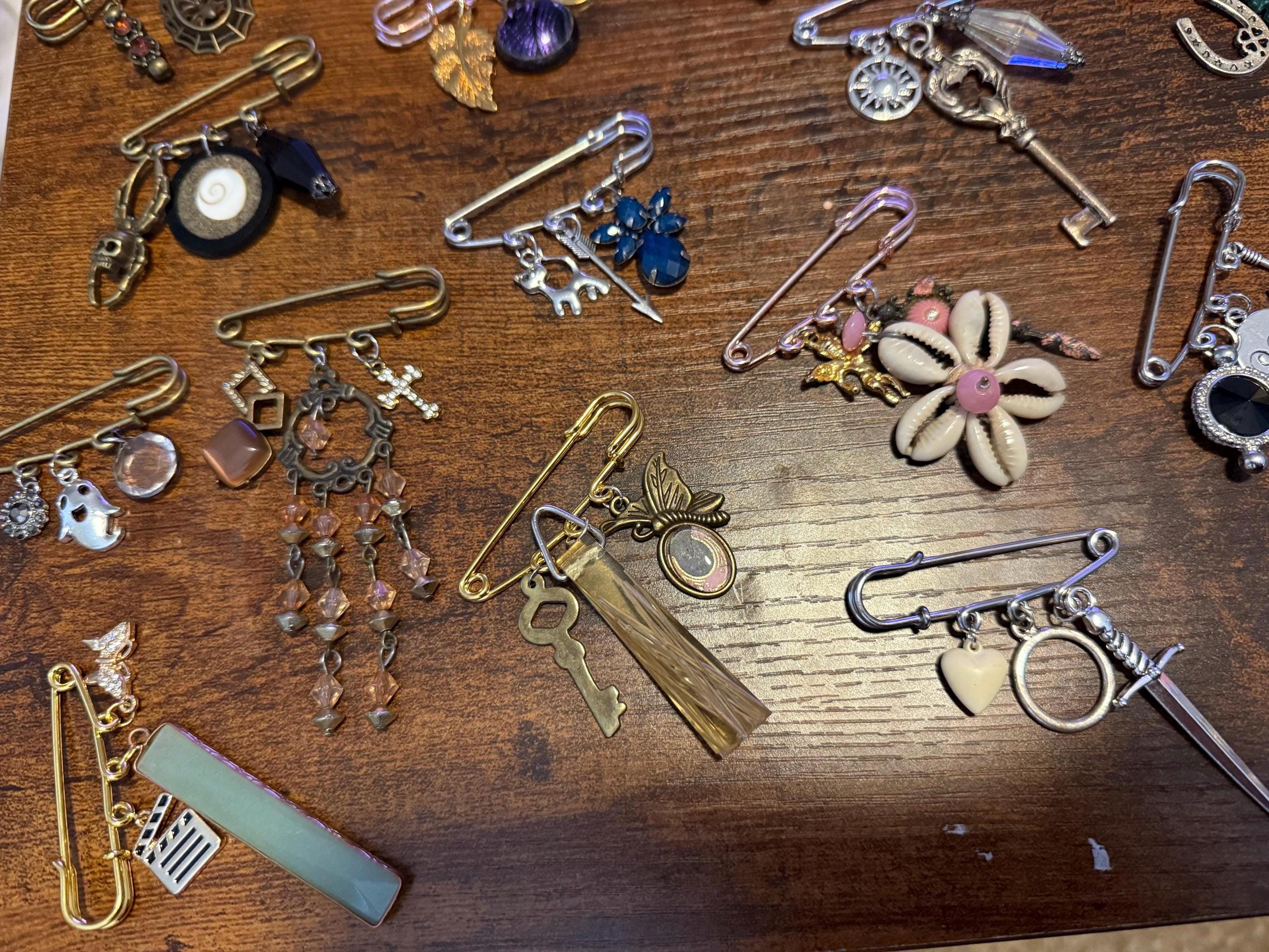 Trade Trinkets for Renaissance Faire Festivals Pins Jewelry Pendants ...