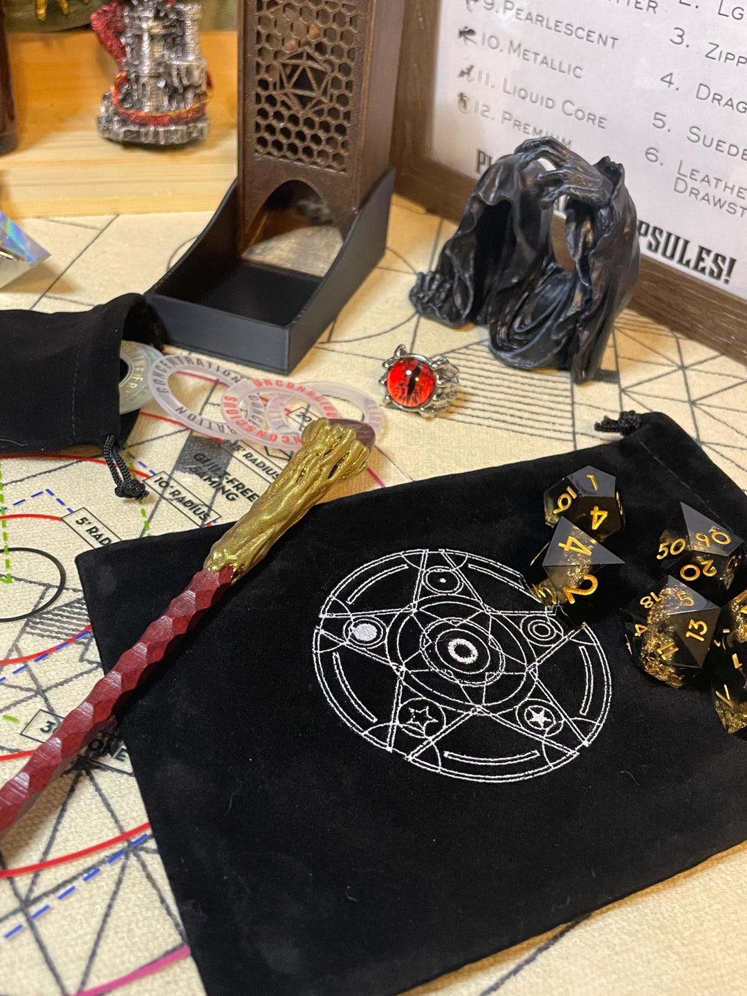 Arcane Dice Kit (D&D, Dnd, Dungeons and Dragons, Pathfinder, TTRPG ...