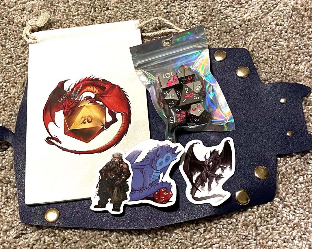 Custom Dungeons & Dragons Starter Kit (TTRPG, DND, Dice, Character) - Etsy