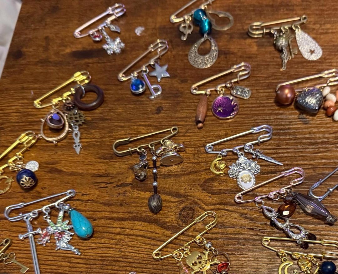Trade Trinkets for Renaissance Faire Festivals Pins Jewelry Pendants ...