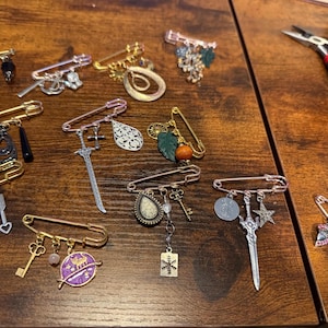 Trade Trinkets for Renaissance Faire Festivals Pins Jewelry Pendants - Etsy