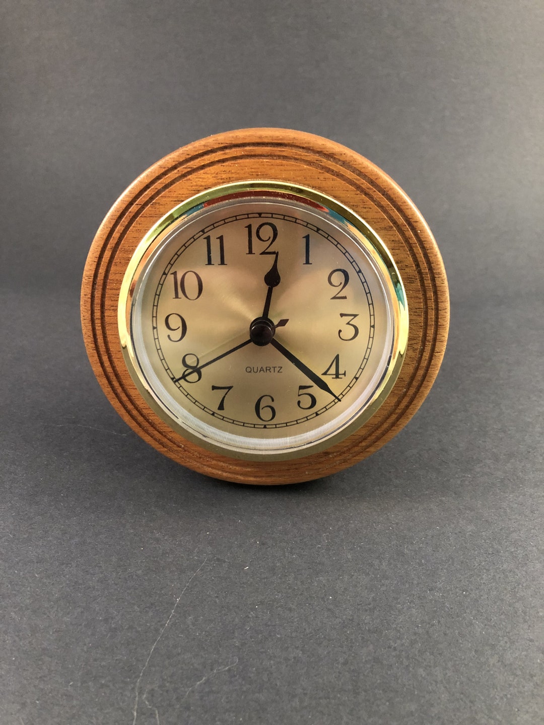 Gibson Mahogany Desk/mantle Clock - Etsy