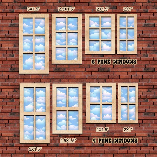 6 Pane Window - Etsy