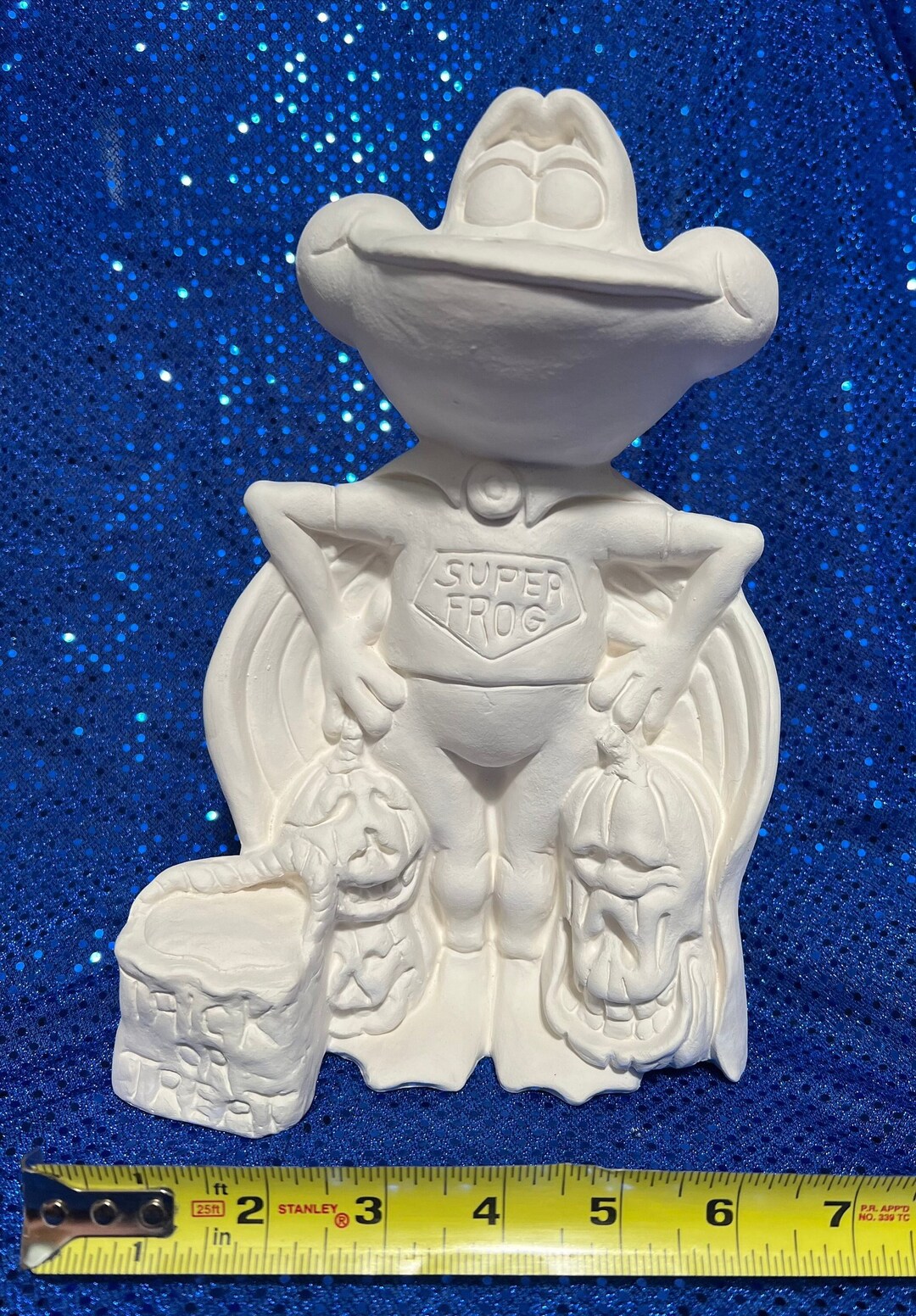 Super Frog Halloween Ceramic Bisque Ready to Paint - Etsy