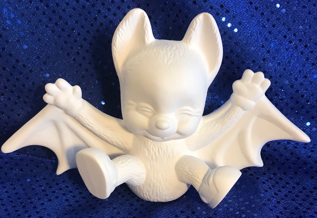 Bat Ceramic Bisque Ready to Paint - Etsy