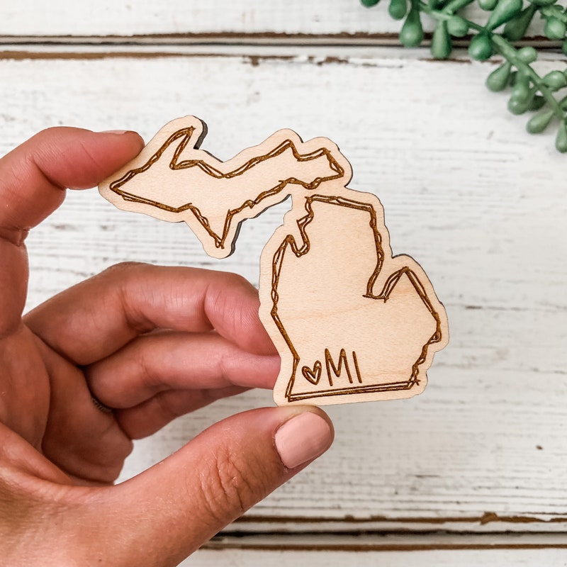 Michigan Magnets - Etsy