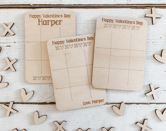 Tic Tac Toe Valentine, Valentines Day Gift for Kids, Valentines for ...