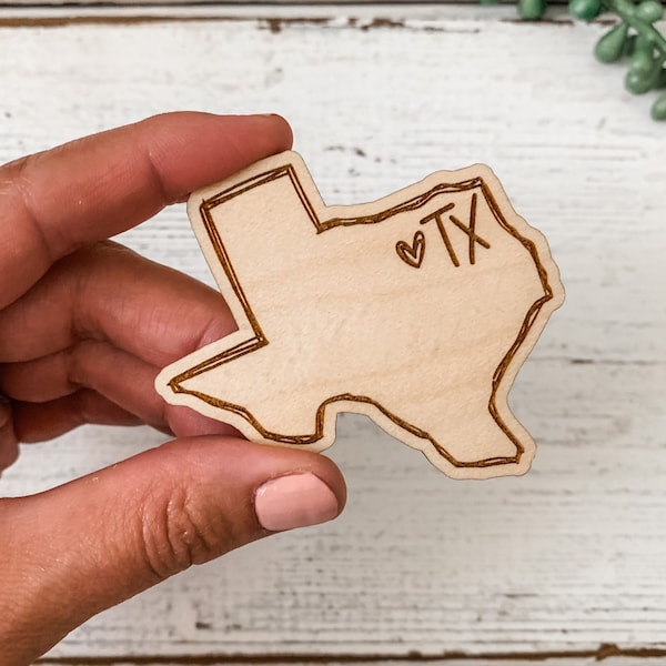 Wooden Texas - Etsy
