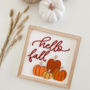 DIY Fall Sign / Wood Sign Craft for Fall / Sign Painting Kit / DIY Sign ...