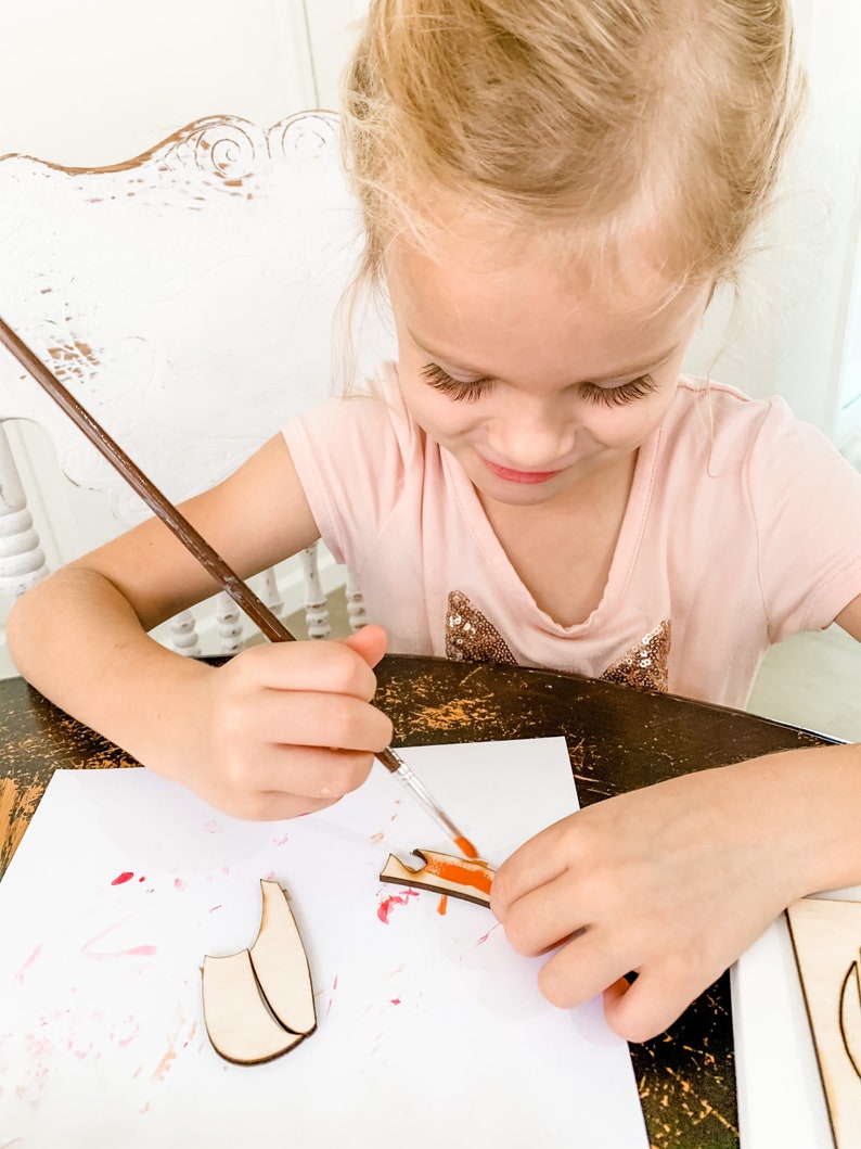 Fall Wood Sign Craft Kit / Painting Kit / Pumpkin Craft Kit / - Etsy