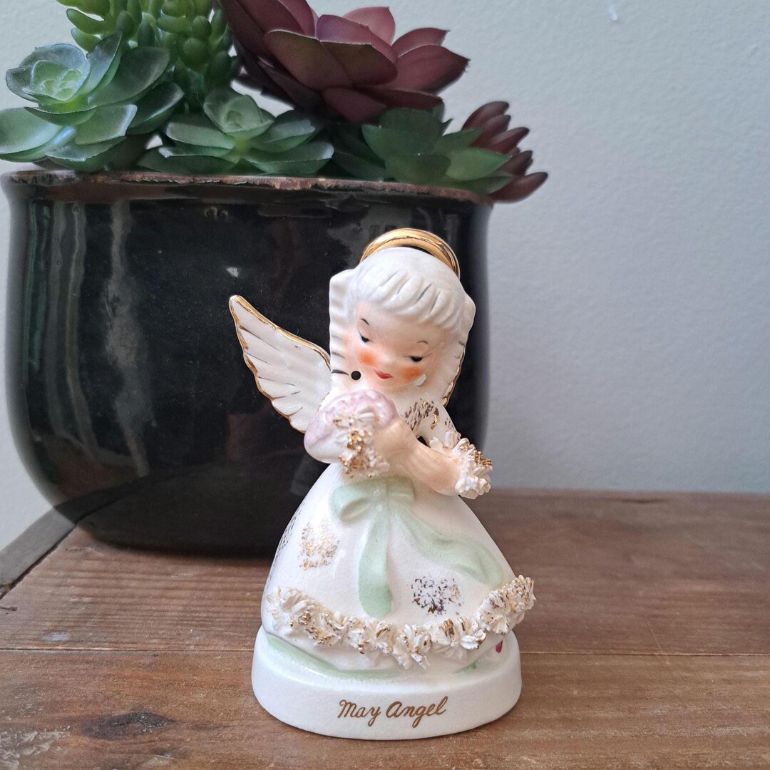 Vintage Napco Angels of the Month Figurine May Angel, S1365 - Etsy