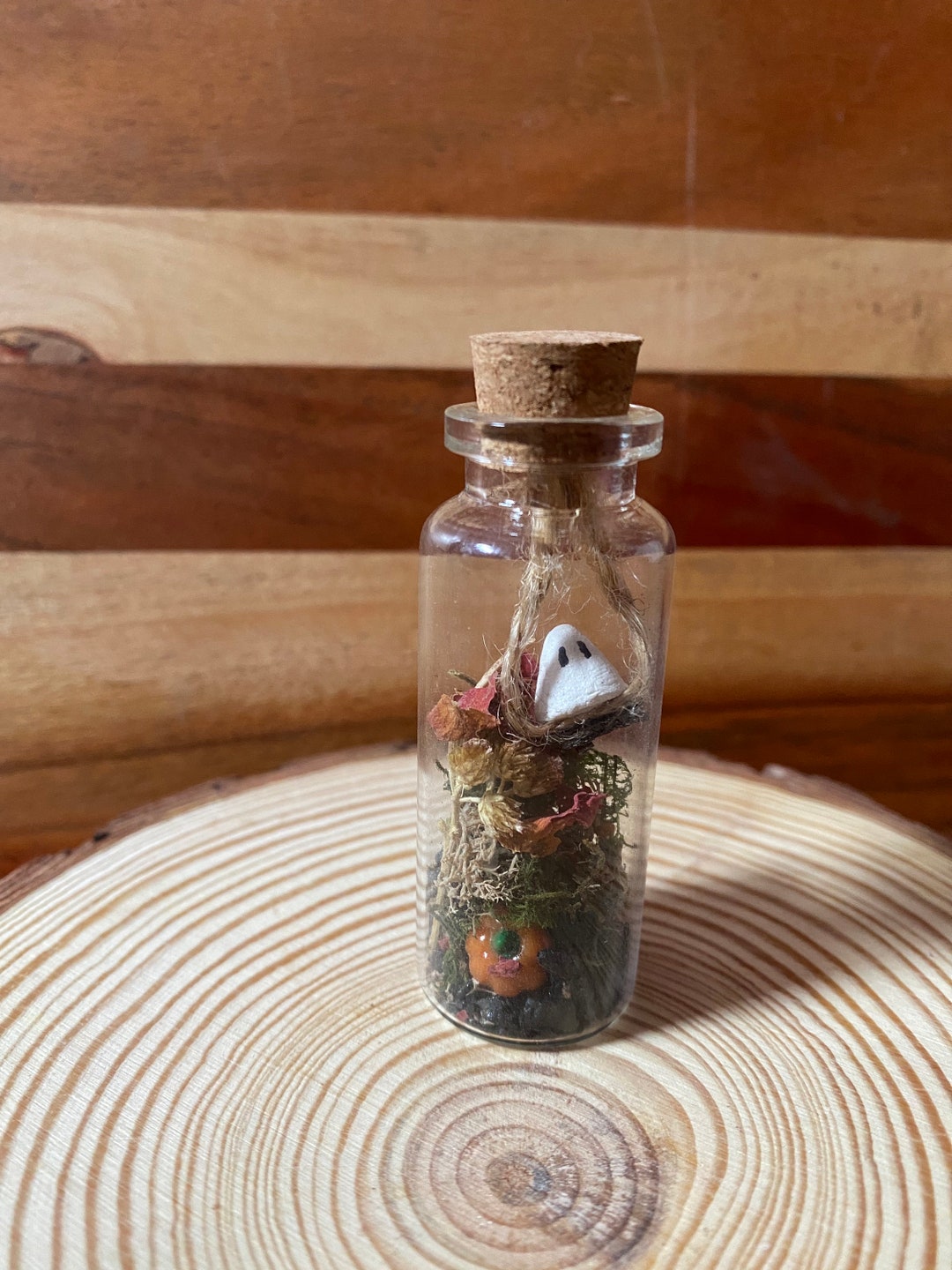 The Swing Set Ghost Jar Miniature Ghost Figurine the Whimsical Forest ...