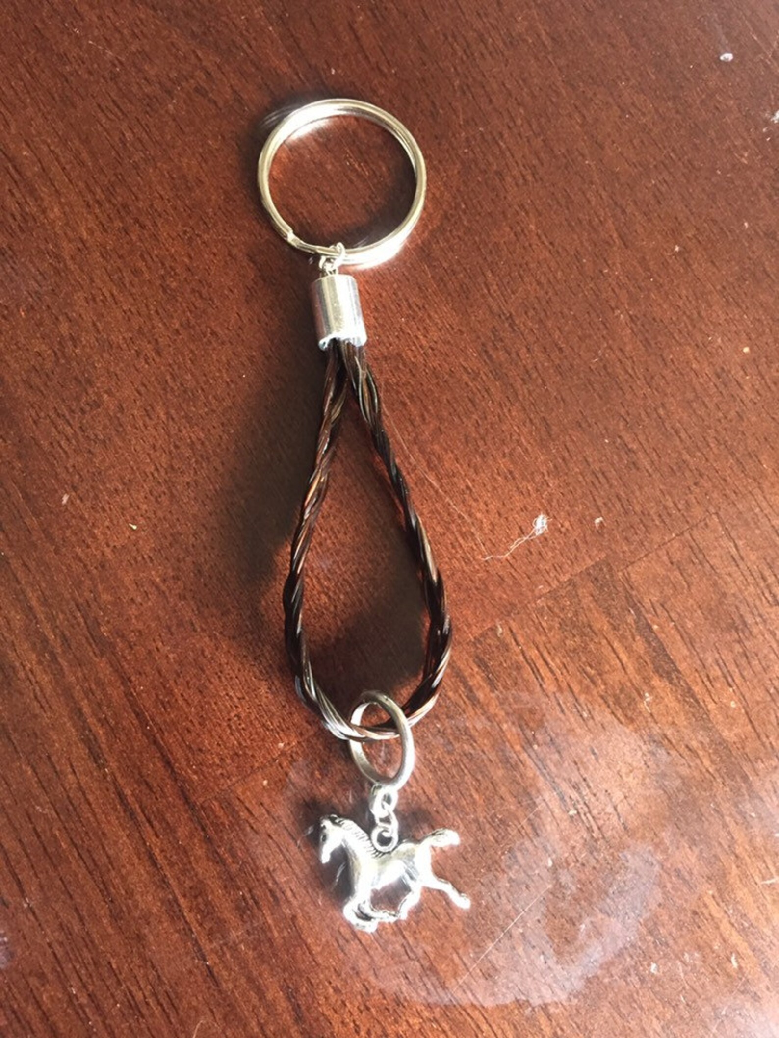 Horse Hair Keyring | Etsy
