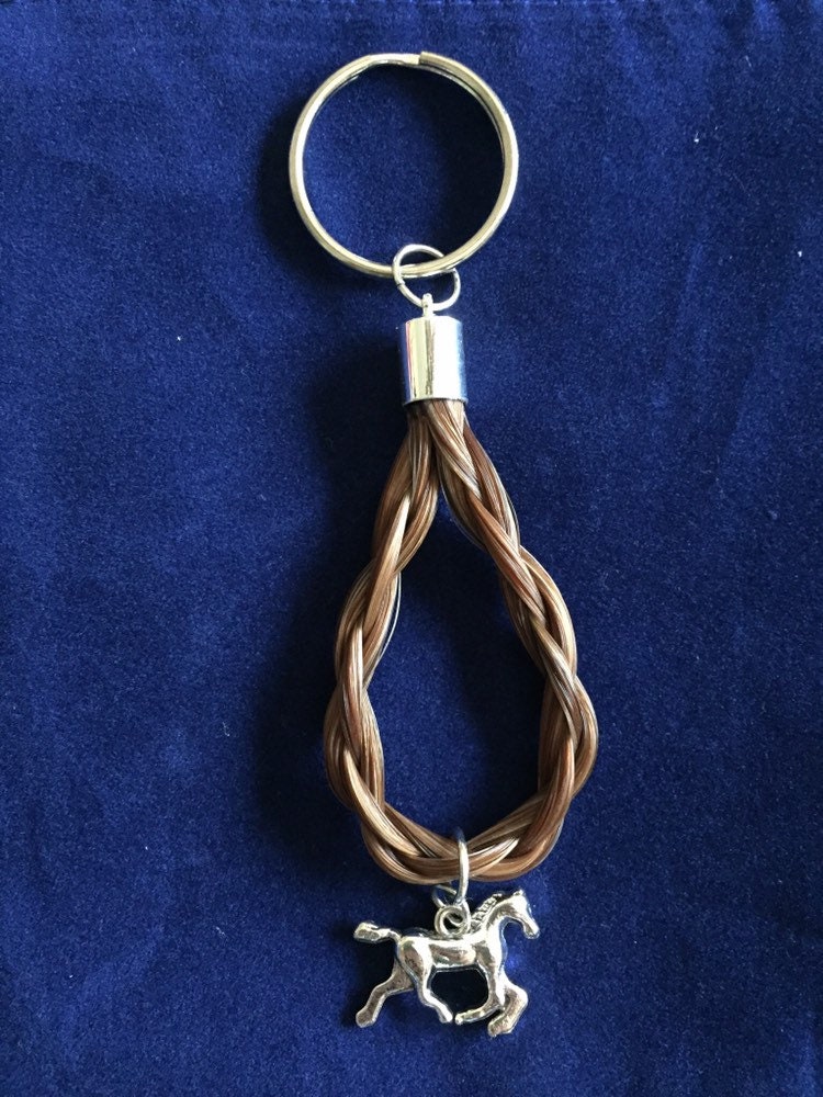 Horse Hair Keyring | Etsy