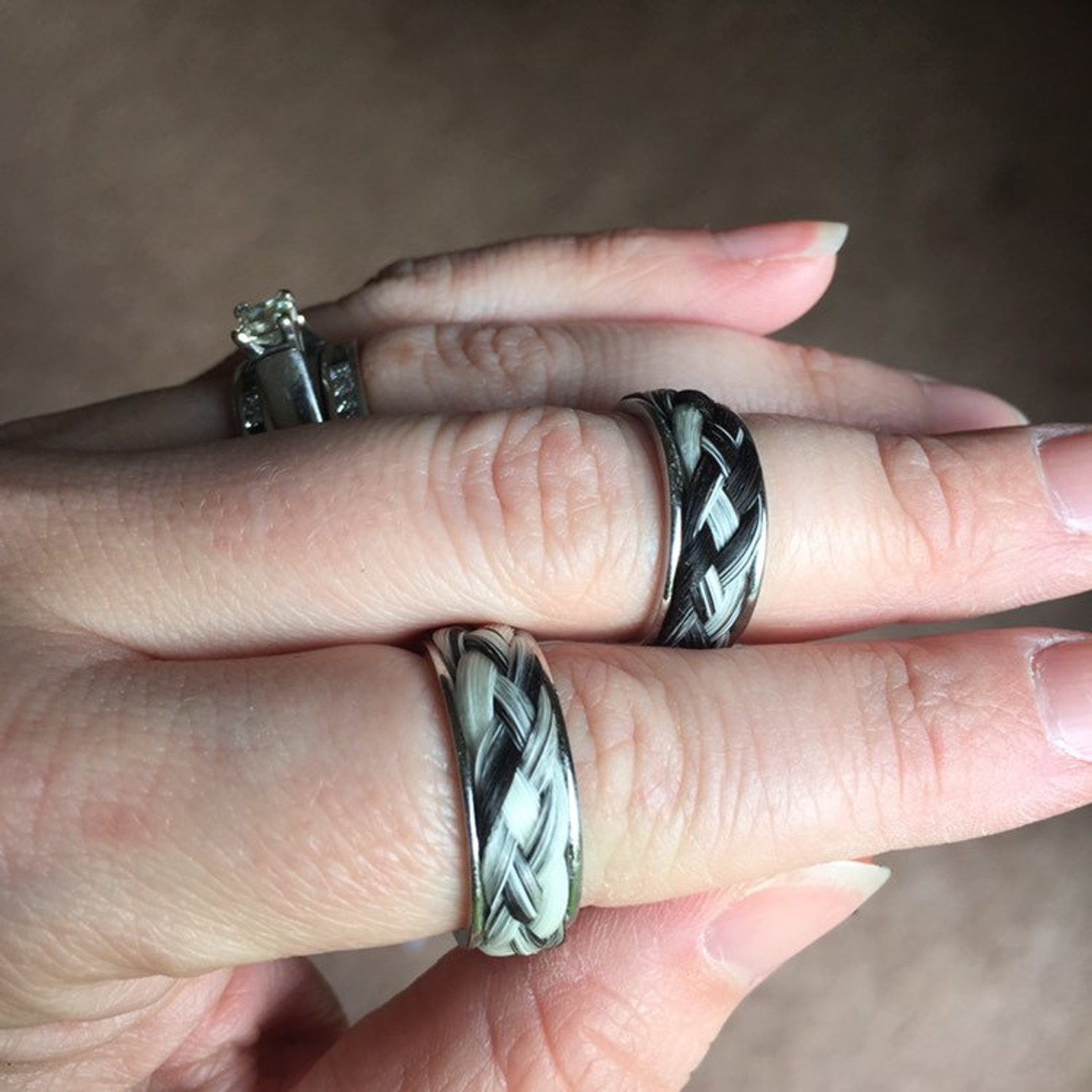 Horse Hair Ring - Etsy