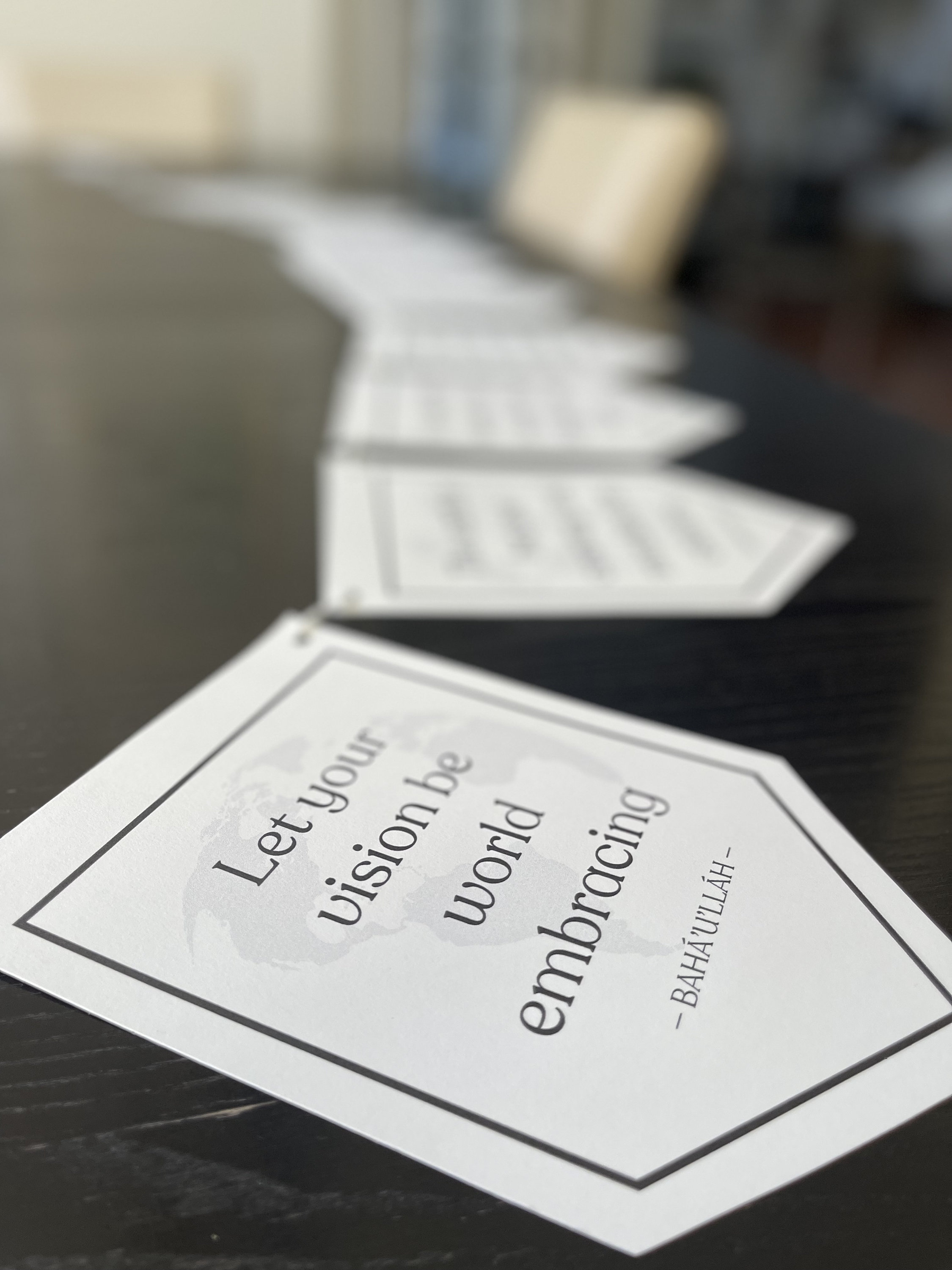 Printable Baha'i Quotations Banner, Baha'i Decoration, Bahai Bulletin ...