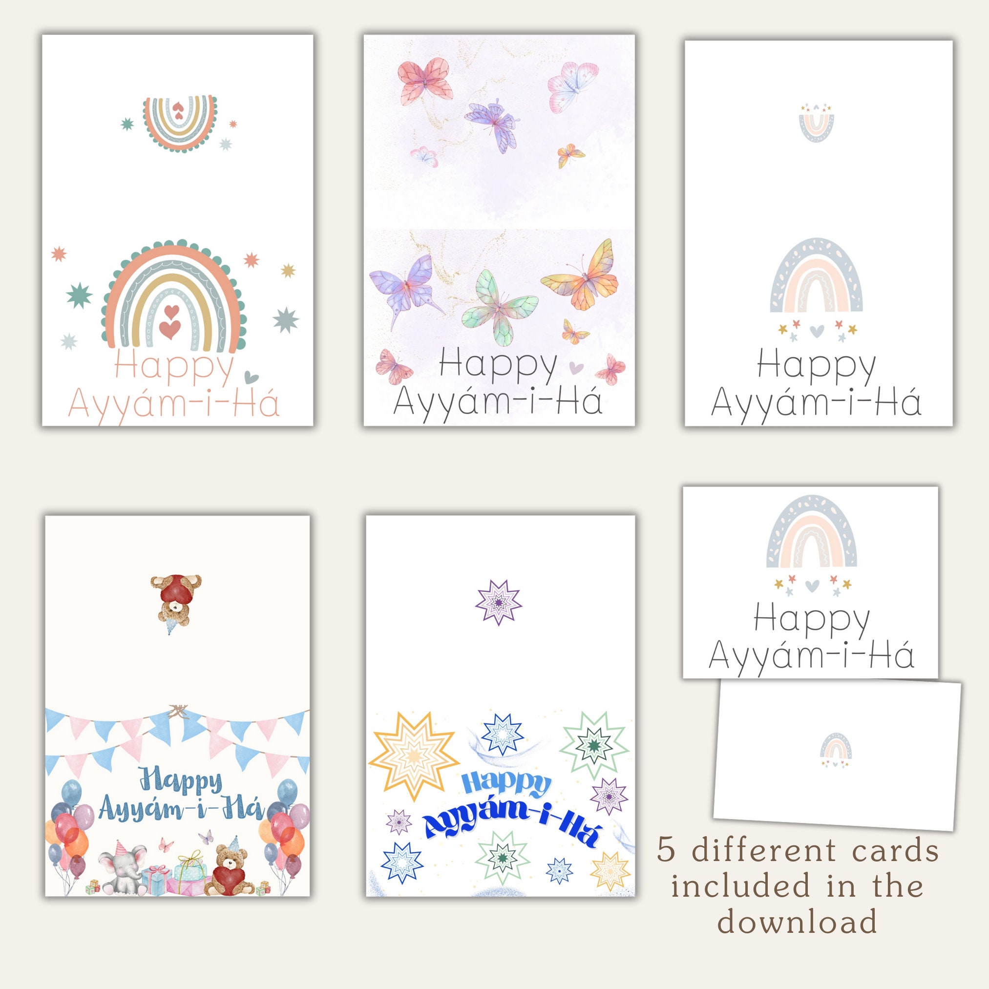 Ayyamiha Cards, Baha'i Card, Baha'i Quote, Ayyam-i-ha Gift, Printable ...