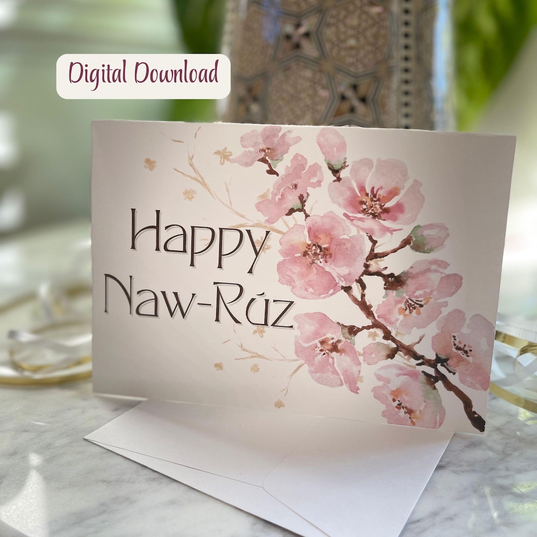 Digital Naw-ruz Cards, Nawruz, Printable Cards, Gift Cards, Baha'i Holy ...