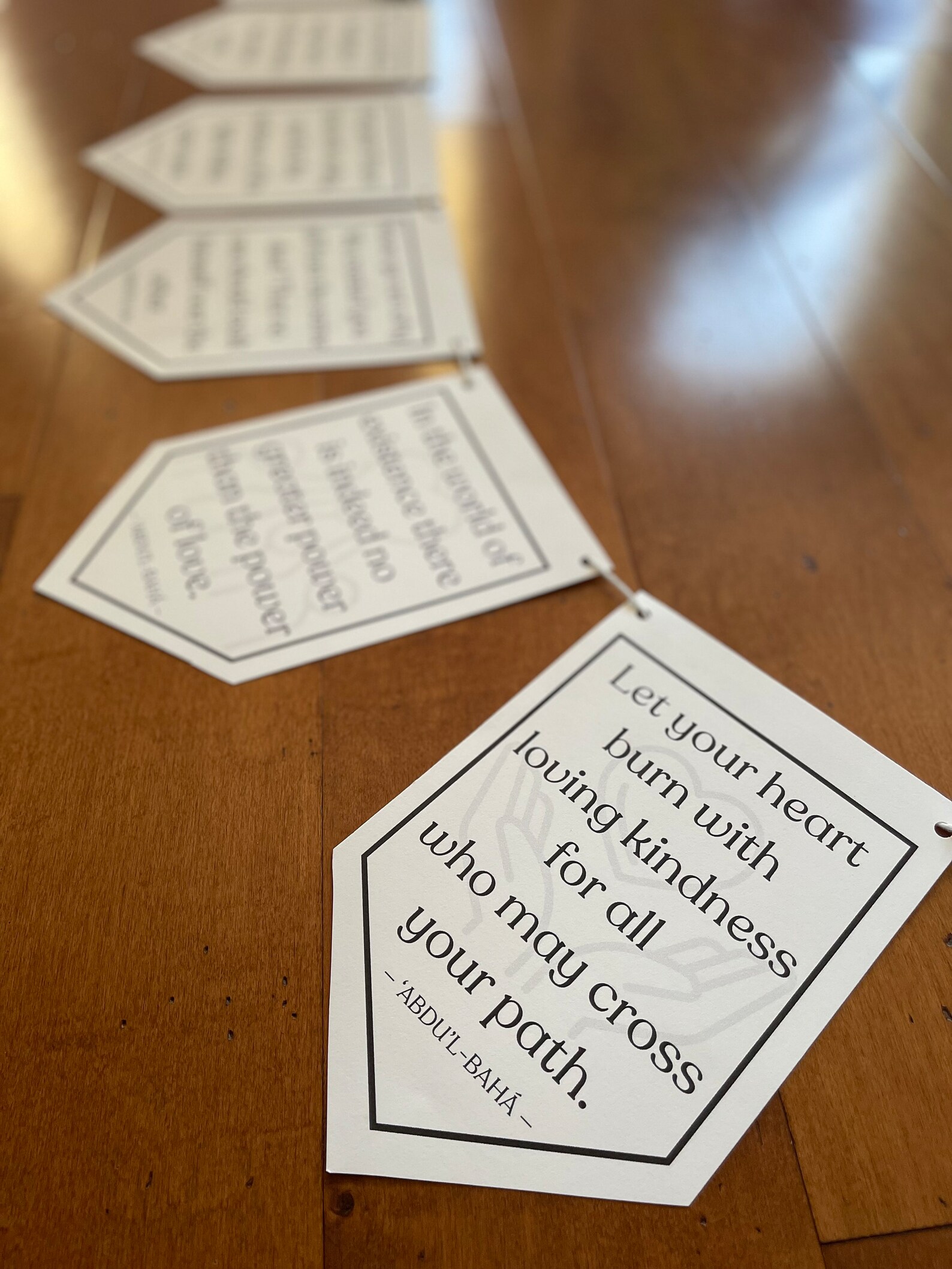 Printable Baha'i Quotations Banner, Baha'i Decoration, Bahai Bulletin ...