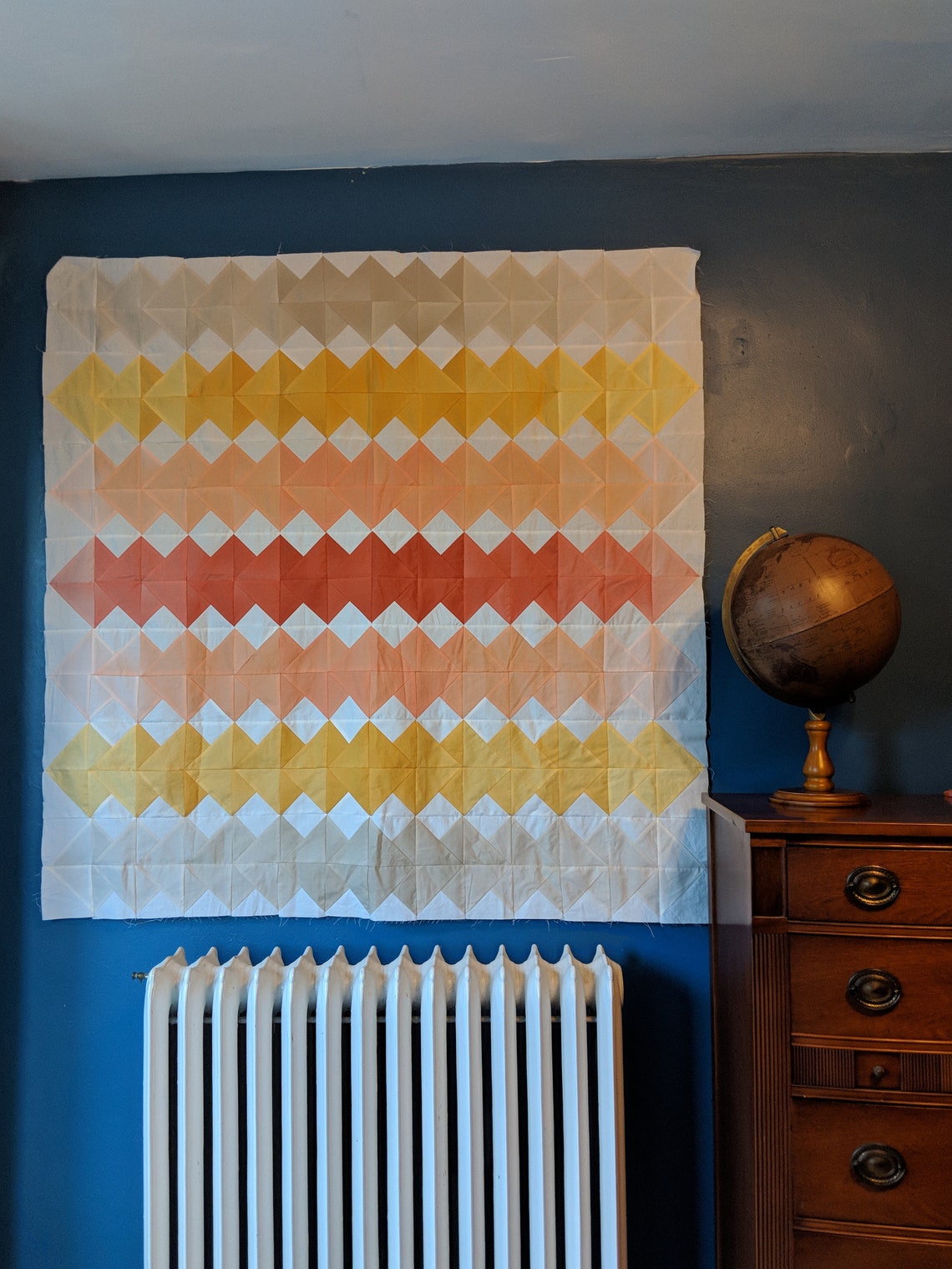 Ombre Sun Ray Modern Quilt Pattern - Etsy
