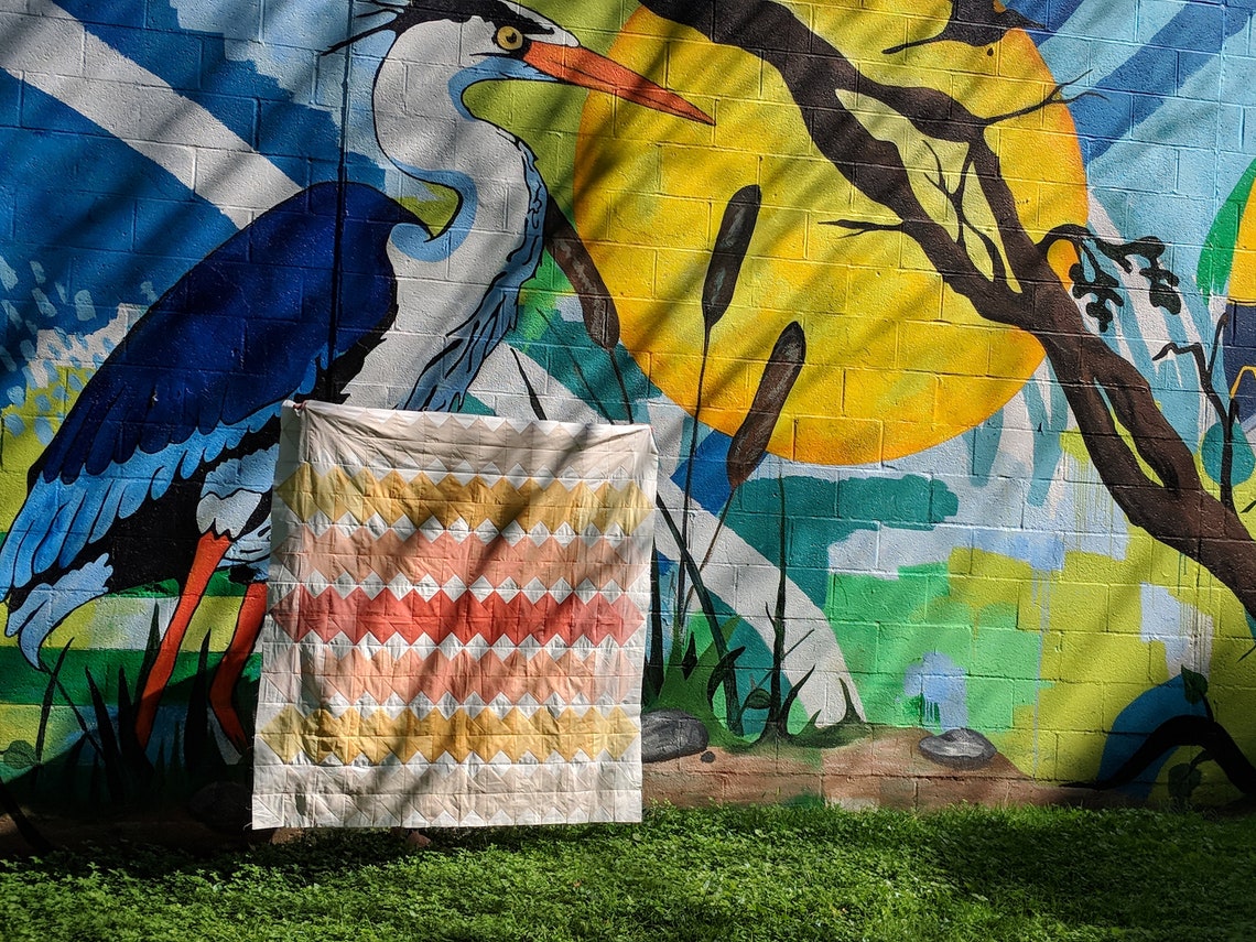 Ombre Sun Ray Modern Quilt Pattern - Etsy