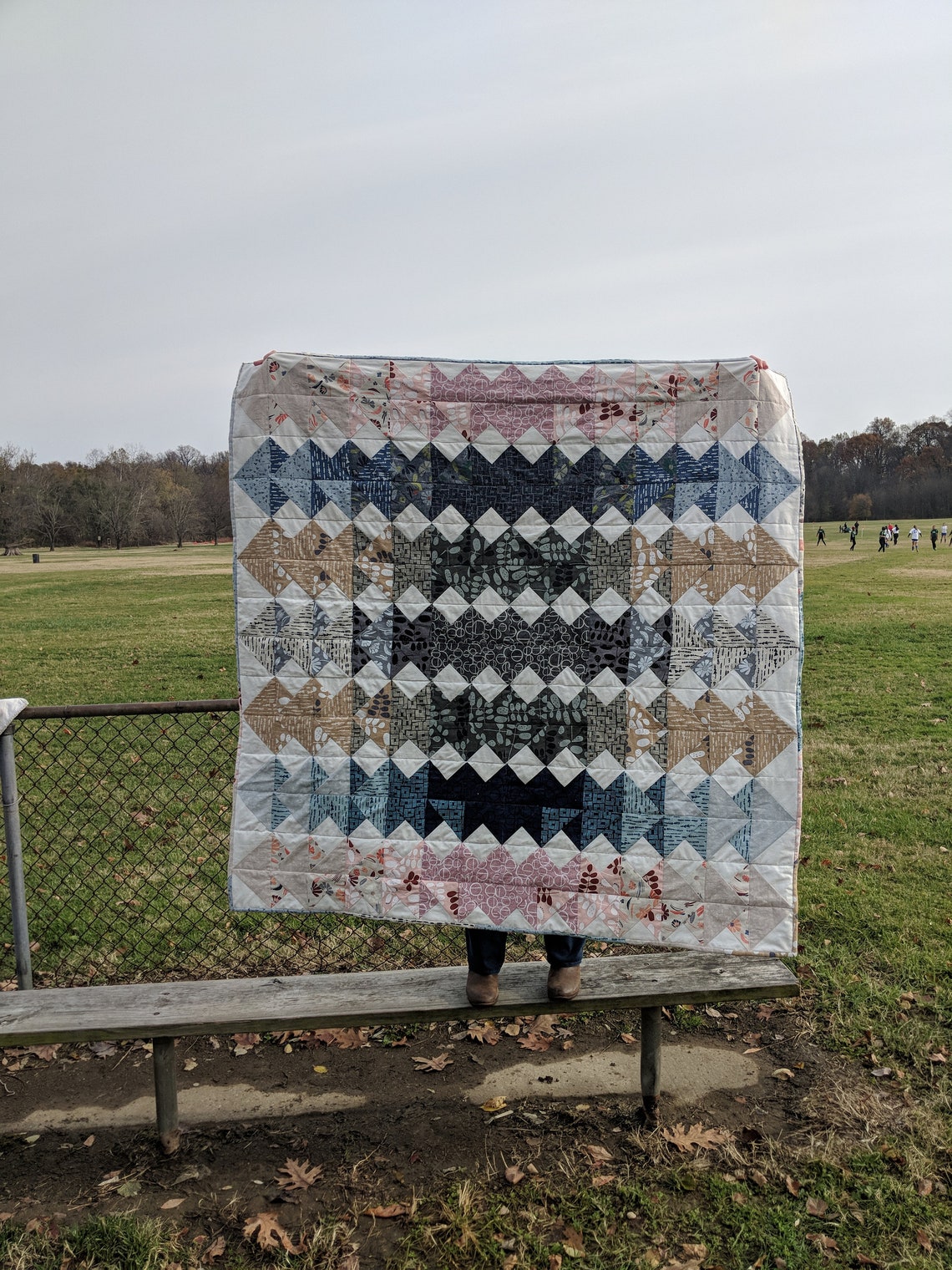 Ombre Sun Ray Modern Quilt Pattern - Etsy