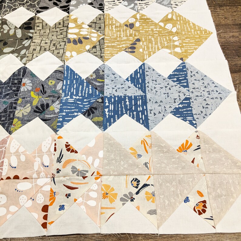 Ombre Sun Ray Modern Quilt Pattern - Etsy