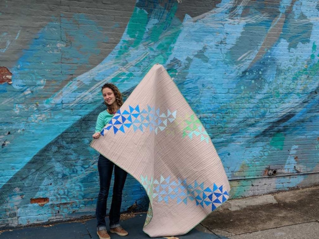 Diamond Cascade Modern Quilt Pattern - Etsy