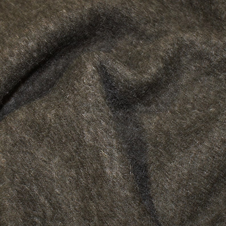 100% Boiled Wool Plain Knitted Fabric HALF A METRE 55"/140cm Winter ...