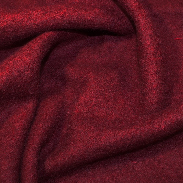 100% Boiled Wool Plain Knitted Fabric HALF A METRE 55"/140cm Winter ...