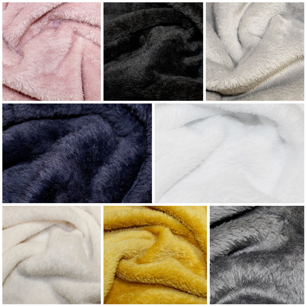 Super Supersoft Cuddly Warm Silky Luxurious Fleece Fabric - Half A Metre - Quilts, Pet Beds ...