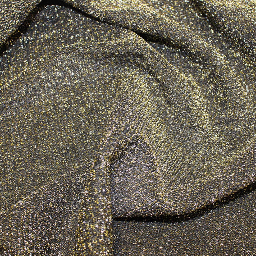 Gold Lurex Jersey Fabric HALF A METRE Metallic Shimmer 145cm Dresses ...