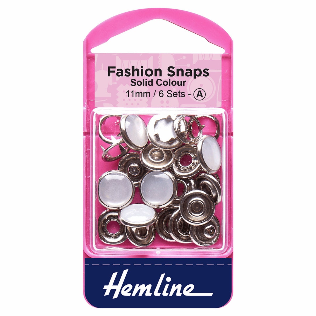 Button Snaps Solid Top - 11mm Pearl 6 Sets - Clothes, Kid's Clothes ...