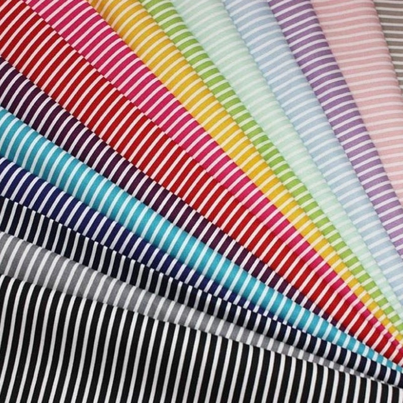 Striped Cotton Fabric - Etsy