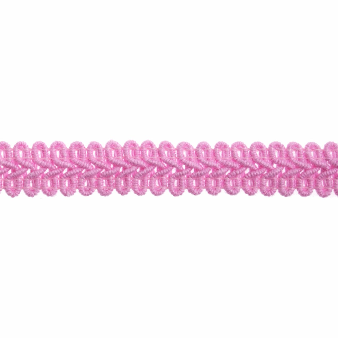 2m X Pink Braid Gimp 15mm Excellent Quality Trimming Metre, Clothes ...