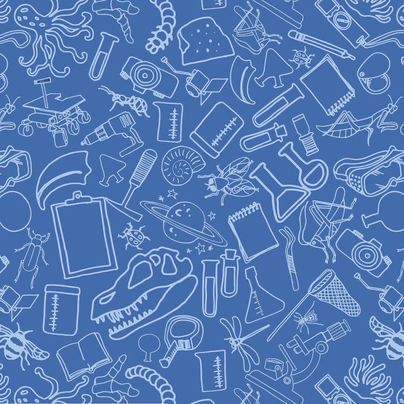 Science Fabric - Etsy