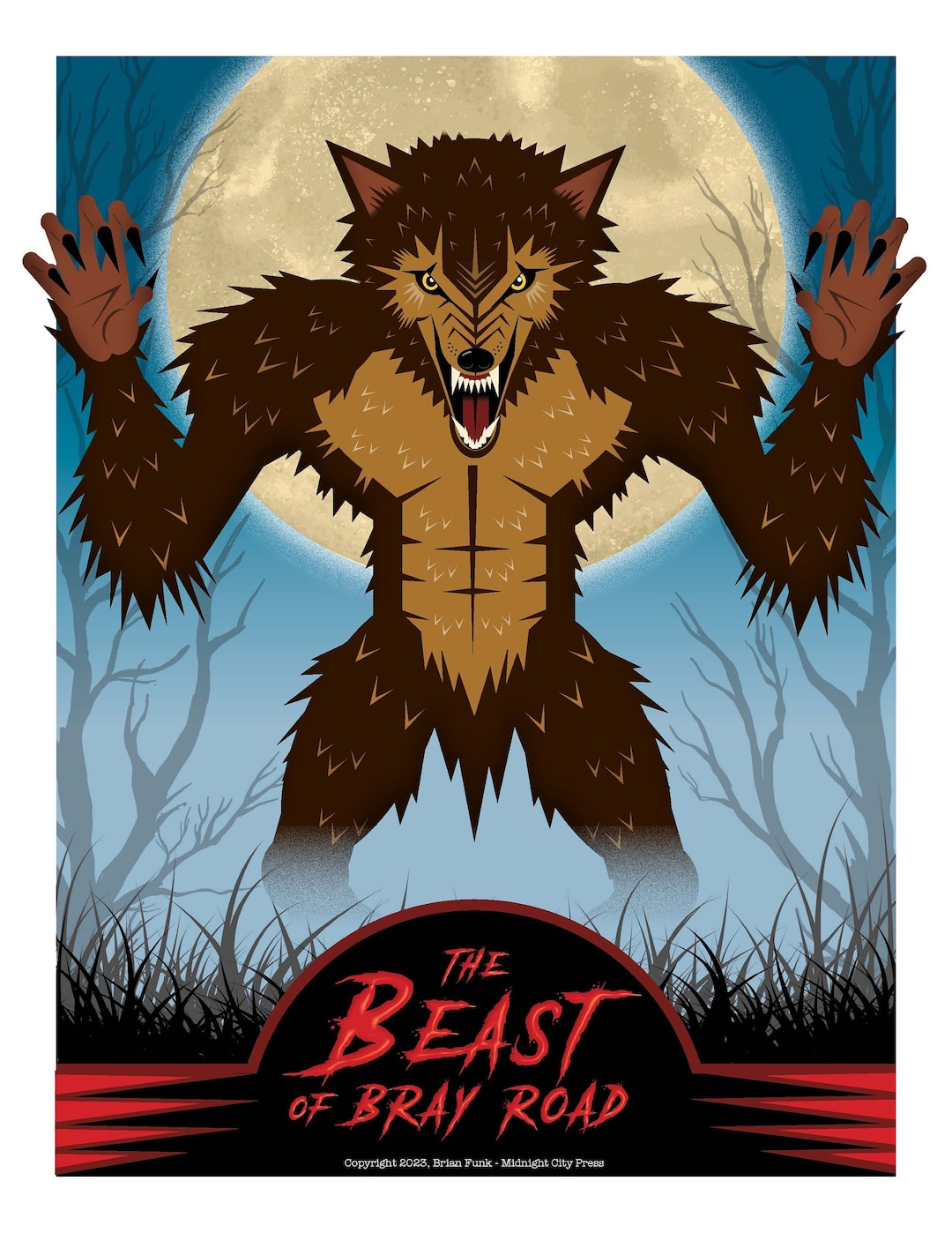 BRAY ROAD BEAST - Strange Visitors 8.5x11" Print - Etsy