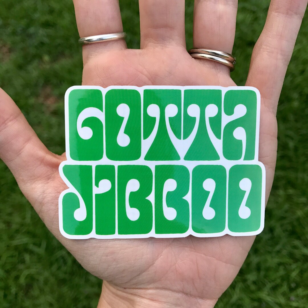 Phish Gotta Jibboo Sticker 3x2.23 Glossy Vinyl - Etsy