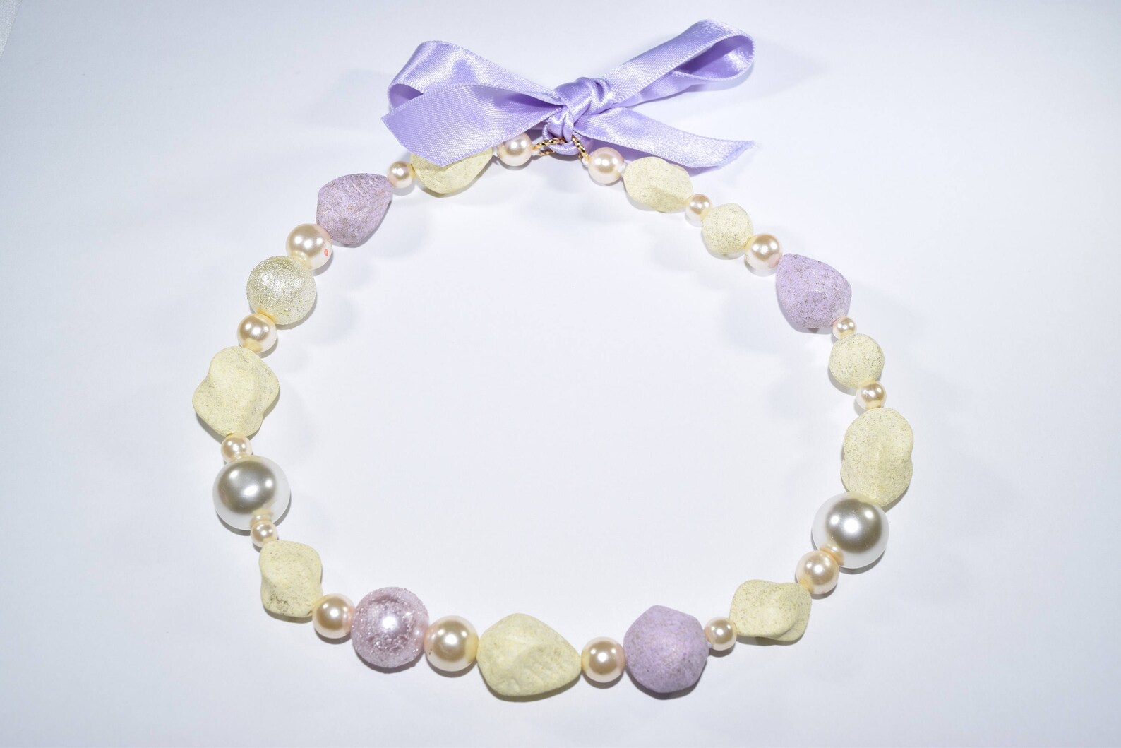 Lavender Color Necklace - Etsy